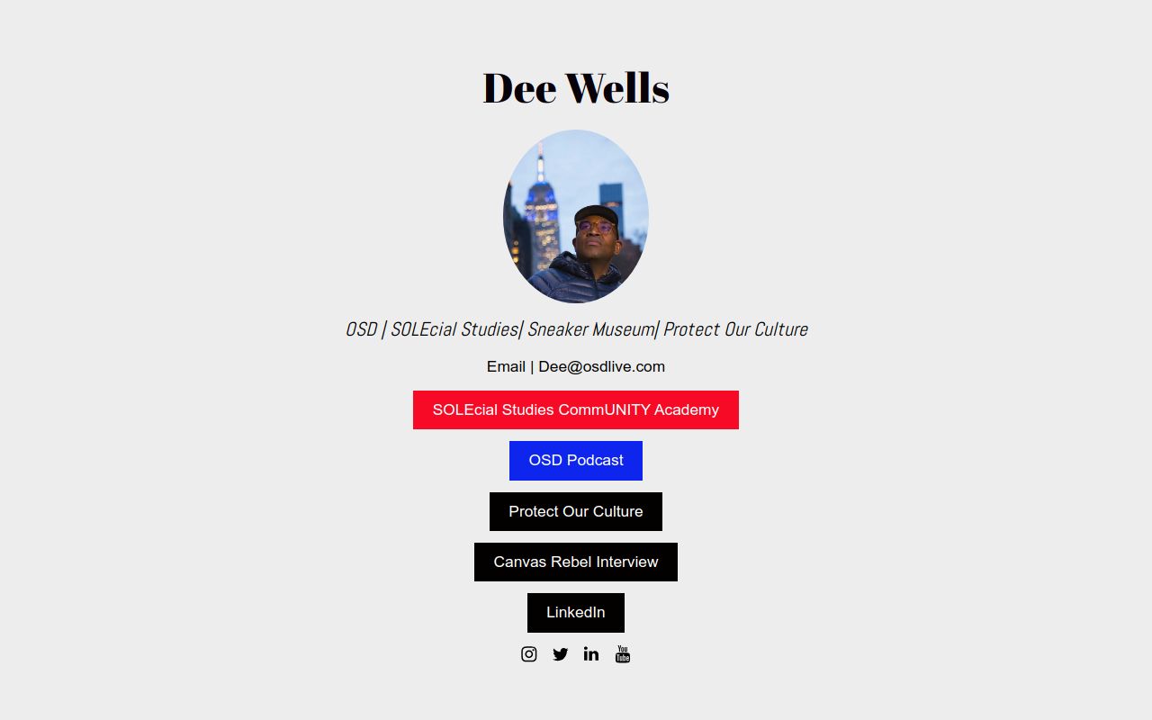 Dee Wells links